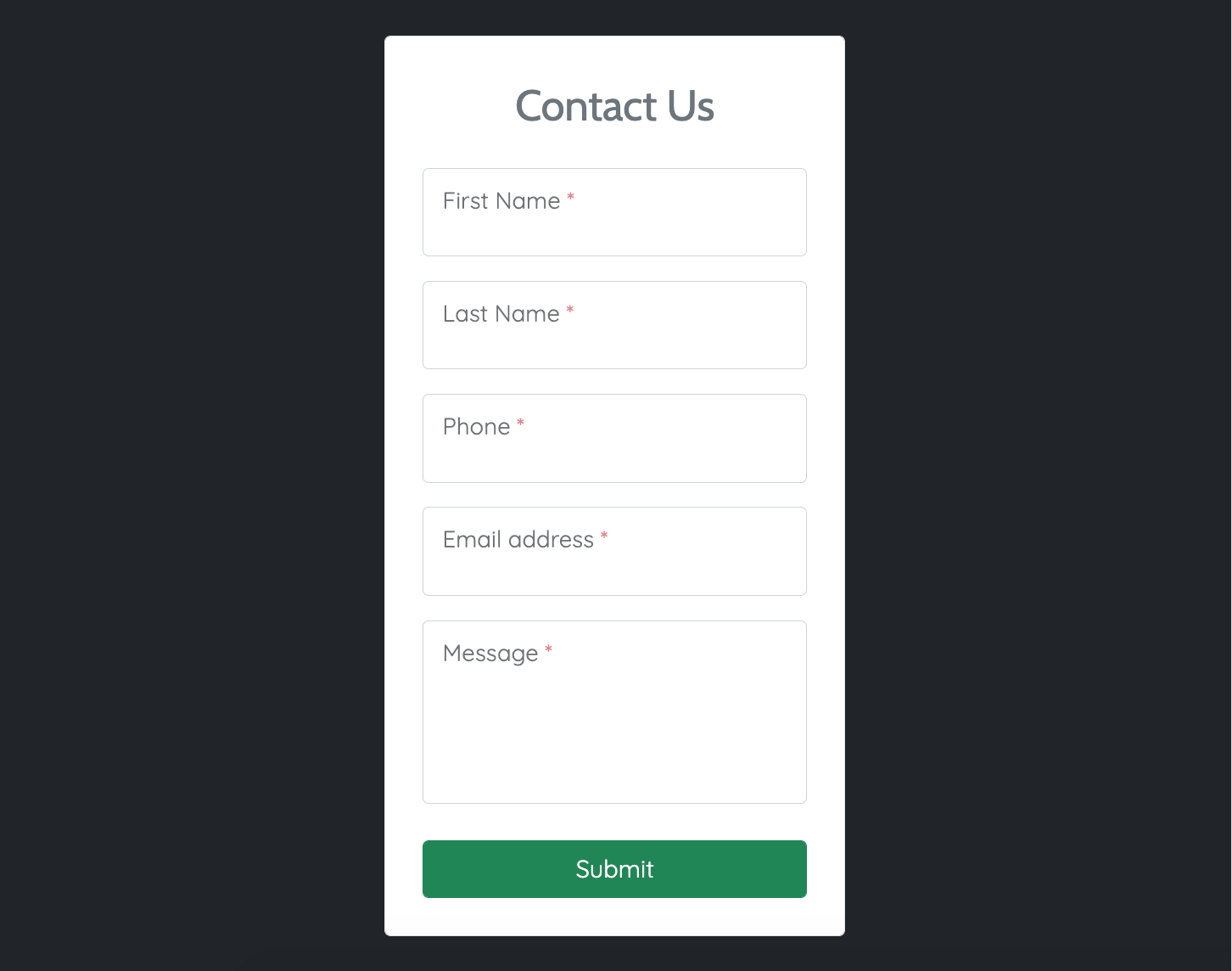 Build Your Own Contact Form And A Private Inbox For Your Website